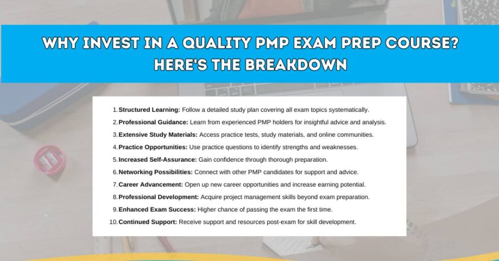 Why Buying a Quality PMP Exam Prep Course is Essential